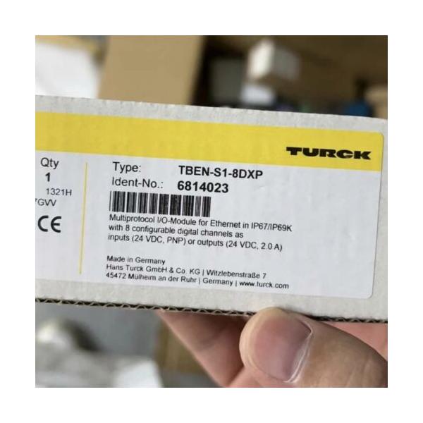 New Turck TBEN-S1-8DXP Ethernet multi-protocol I/O module In Box ##L新しいturck tben-s1-8dxpイーサネットマルチプロトコルI/Oモジュール## l