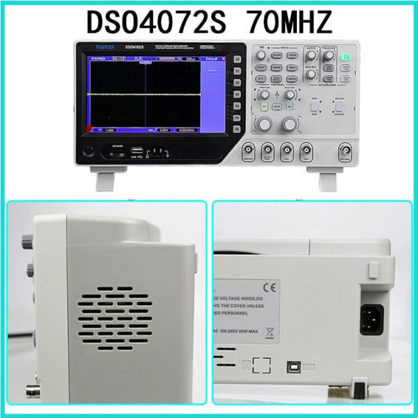 HANTEK DSO4072S 70MHz 1GSa/s Digital Oscilloscope 25MHz ArbitraryHANTEK DSO4072S 70MHz 1GSa/s デジタル オシロスコープ 25MHz 任意