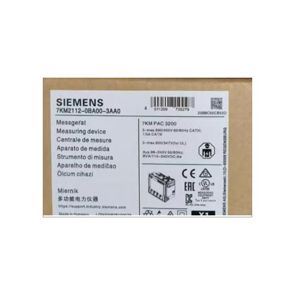 NEW SIEMENS SENTRON PAC3200 7KM2112-0BA00-3AA0新しいシーメンスセントロンPAC3200 7KM2112-0BA00-3AA0