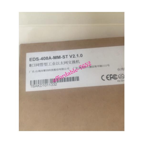 MOXA  EDS-408A-MM-ST  V2.1.0   8PORT  ETHERNET SWITCH  DHL//UPSMoxa EDS-408A-MM-ST V2.1.0 8ポートイーサネットスイッチDHL // UPS