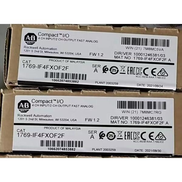1769-IF4FXOF2F /A Allen-Bradley CompactLogix High Speed I/O Moudle 1769IF4FXOF2F1769-IF4FXOF2F /A Allen-Bradley CompactL...