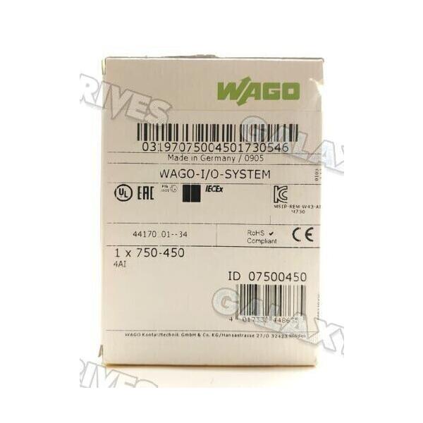 1PCs New WAGO 750450 750450 PLC ModuleWAGO 750450 750450 PLC モジュール