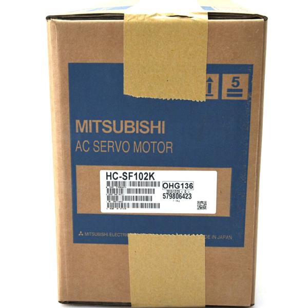 New Mitsubishi Programmable Logic Controller AC Servo Motor HC-SF102K新型三菱プログラマブルロジックコントローラ ACサーボモータ HC-SF102K