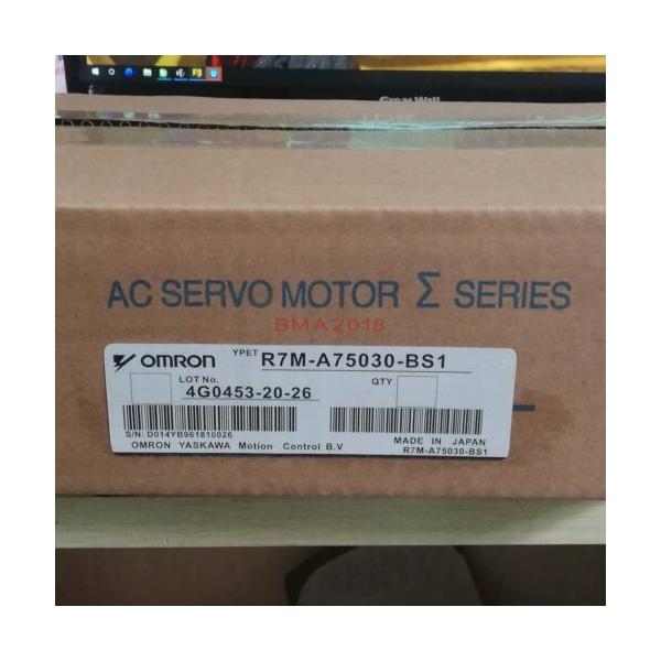 1PC servo motor R7M-A75030-BS1 OM9T1PCサーボモーターR7M-A75030-BS1 OM9T
