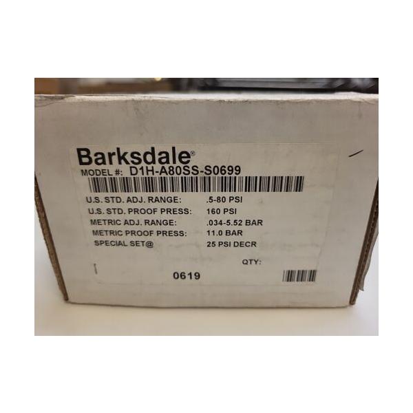 NEW BARKSDALE D1H-A80SS-S0699 / D1HA80SSS0699 ACTUATED SWITCH新しいBarksdale D1H-A80SS-S0699 / D1HA80SSSS0699 Actuated Switch