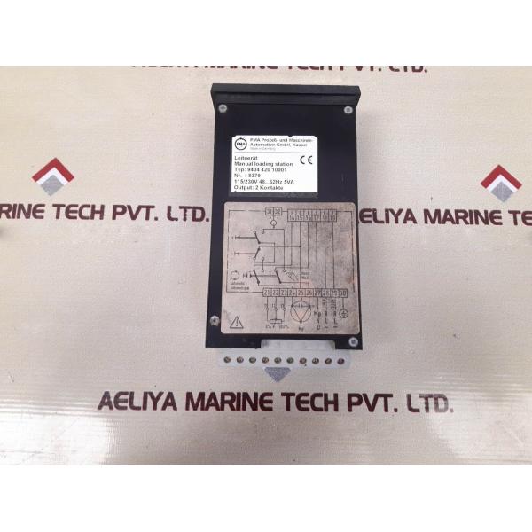 Pma 9404 420 10001 manual loading station 115/230vPMA 9404 420 10001マニュアルローディングステーション115/230V