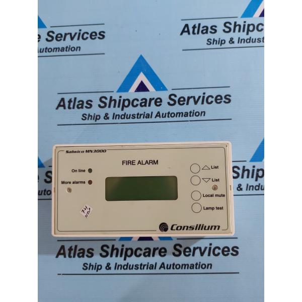 CONSILIUM SALWICO MN3000 FIRE ALARM PANELConsilium Salwico MN3000火災警報パネル