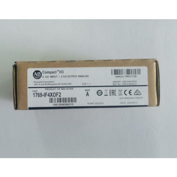 New Factory Sealed AB 1769-IF4XOF2 SER A CompactLogix 6 Pt A/I and A/O Module新しい工場密閉ab 1769-if4xof2 ser a compactlogix 6...
