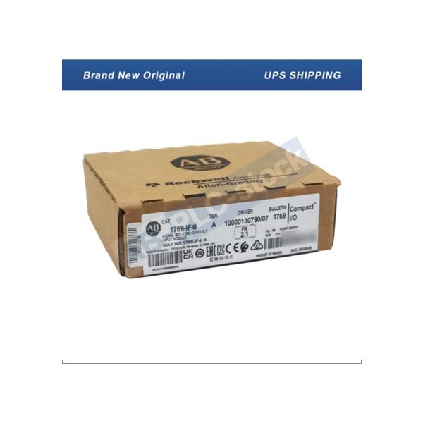 100% New Allen-Bradley 1769-IF4I CompactLogix 4 Pt A/I C and V Iso Module UPS100％新しいAllen-Bradley 1769-IF4i CompactLogix...