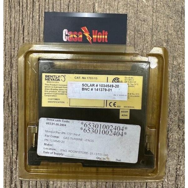 BENTLY NEVADA FIELDMONITOR 1701/15 PROXIMITOR INPUT MONITORBelling Nevada FieldMonitor 1701/15プロキシター入力モニター