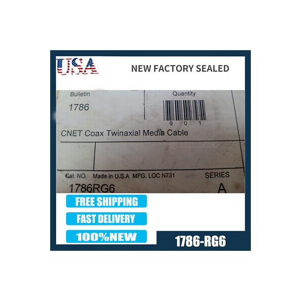2023 New Factory Sealed Allen-Bradley 1786-RG6 ControlNet Coaxial Cable 1786RG62023新しい工場密封されたアレンブラッドリー1786-RG6コントロールネット同...