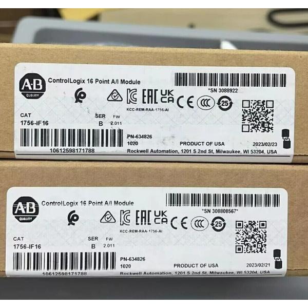 Allen Bradley New Factory Sealed AB 1756IF16 ControlLogix 16 Pt Input ModuleAllen Bradley AB 1756IF16 ControlLogix 16 ポイ...