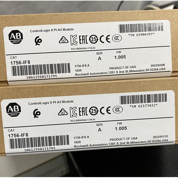 2022 1756-IF8 /A AB ControlLogix Point A/I Module 1756IF82022 1756-IF8 /A AB ControlLogix ポイント A/I モジュール 1756IF8