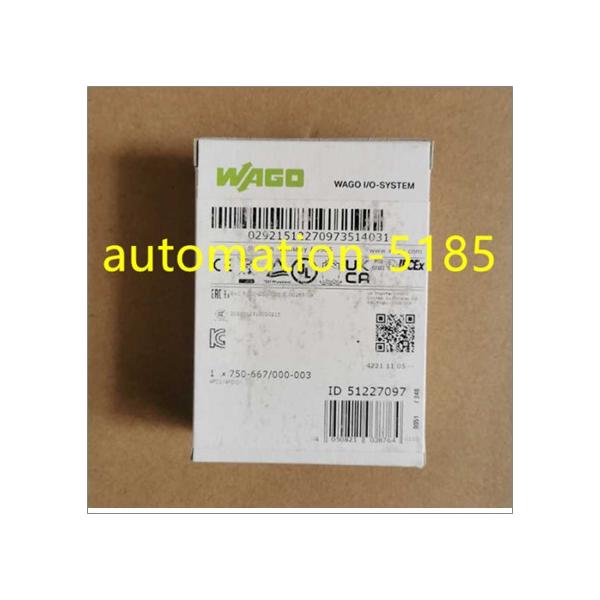 1PCS WAGO module 750-667/000-003 New1PCS WAGOモジュール750-667/000-003 NEW