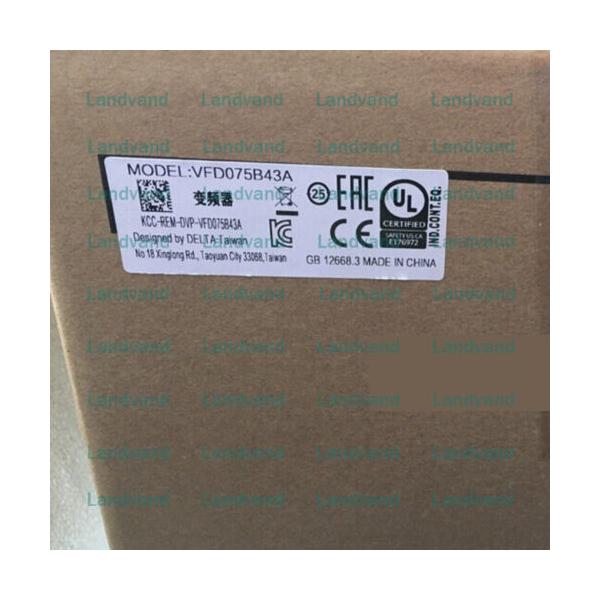 1PC New Delta VFD075B43A Inverter In Box1PC New Delta VFD075B43AインバーターインボックスManufacturer Part Number : Does Not Apply