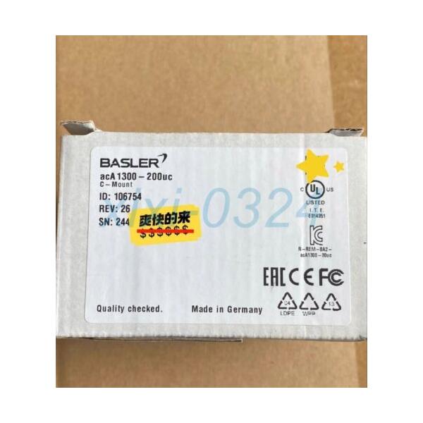 1pcs NEW  Basler  acA1300-200uc   Industrial camera1PCS New Basler ACA1300-200UC産業カメラ