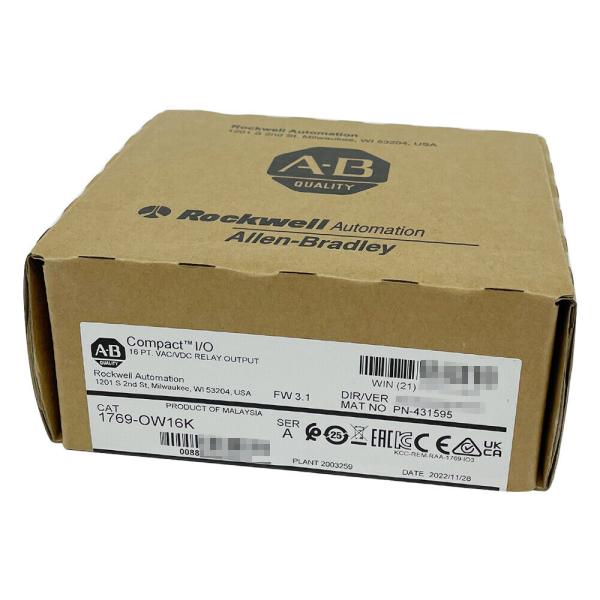 Allen-Bradley 2022 Newest 1769-OW16 1769 OW16K CompactLogix Relay Output ModuleAllen-Bradley 2022最新1769-OW16 1769 OW16K ...