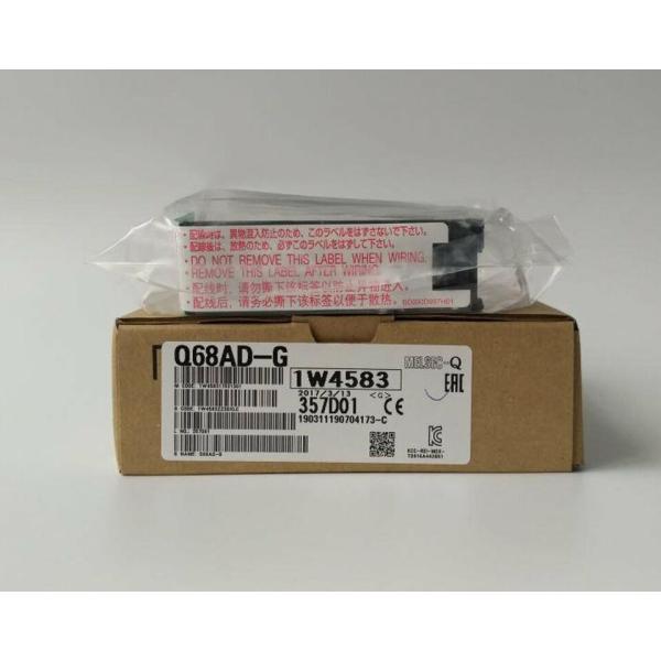 1PC New Mitsubishi Q68AD-G PLC Module Q68ADG In Box1PC新しい三菱Q68AD-G PLCモジュールQ68ADGボックス