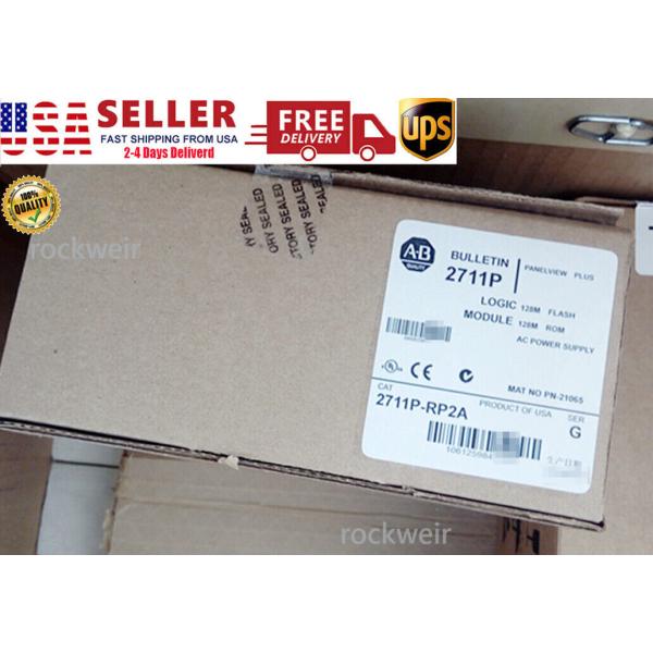 New Factory Sealed AB 2711P-RP2A SER G FW 5.1 Panelview Logic Module新しい工場密閉ab 2711p-rp2a ser g fw 5.1パネルビューロジックモジュール