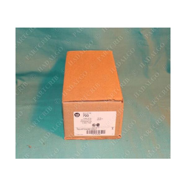 Allen Bradley 700-RTC43S100U1 Timing Relay Type RTC Ser.A NEWAllen Bradley 700-RTC43S100U1タイミングリレータイプRTC Ser.a New