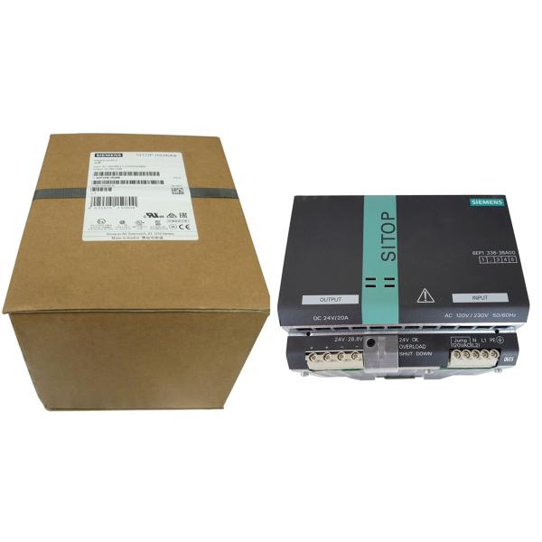 Siemens SITOP 6EP1336-3BA00 24VDC 20A 480W 1-Phase Modular DIN Rail Power SupplySiemens Sitop 6EP1336-3BA00 24VDC 20A 48...