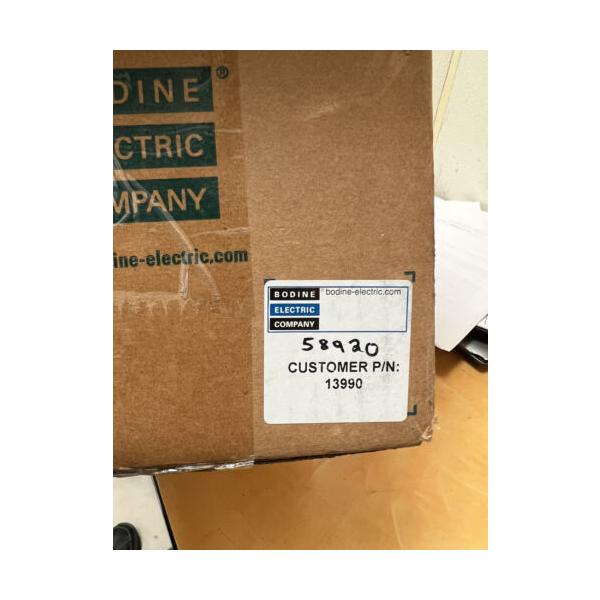 bodine gear motor 58920Bodine Gear Motor 58920