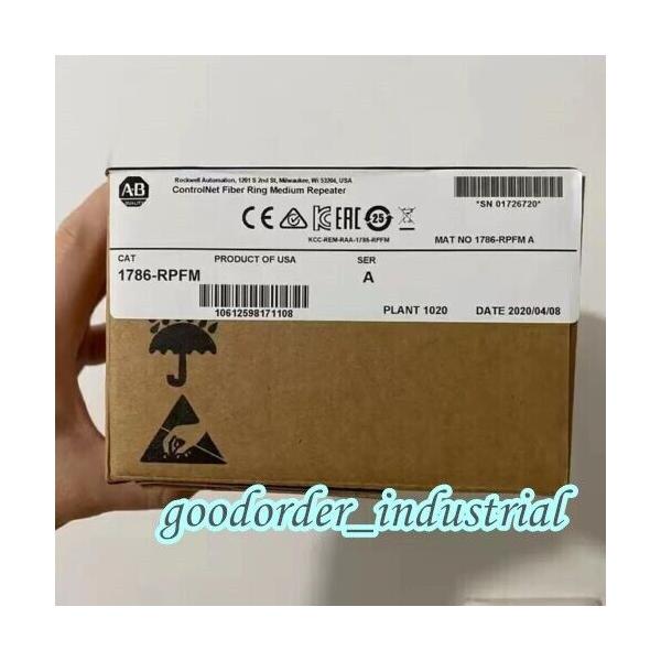 New Factory Sealed AB 1786-RPFM / A CONTROLNET FIBER MODULE 1786-RPFM新しい工場密閉AB 1786-RPFM / A ControlNetファイバーモジュール1786-RPFM