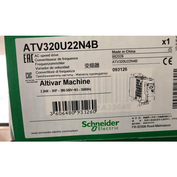 1PC 100% Original New SCHNEIDER ATV320U22N4B Inverter 2.2kw 380-500V1PC 100％オリジナル新しいSchneider ATV320U22N4Bインバーター2.2KW 38...