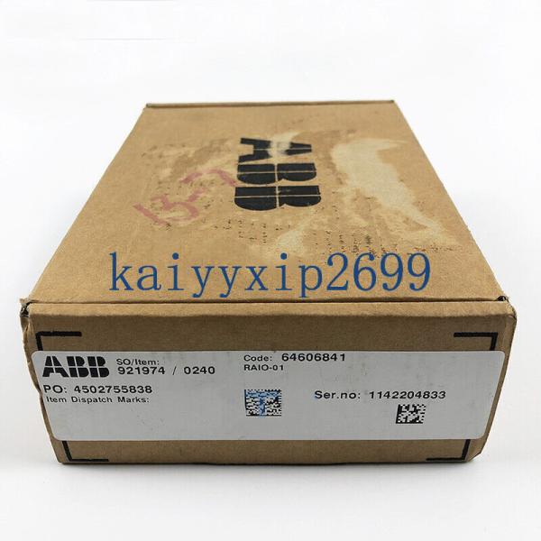 One ABB RAIO01 RAIO01 ETHERNET Adaptor NewABB RAIO01 RAIO01 ETHERNET アダプター x 1 (新品)