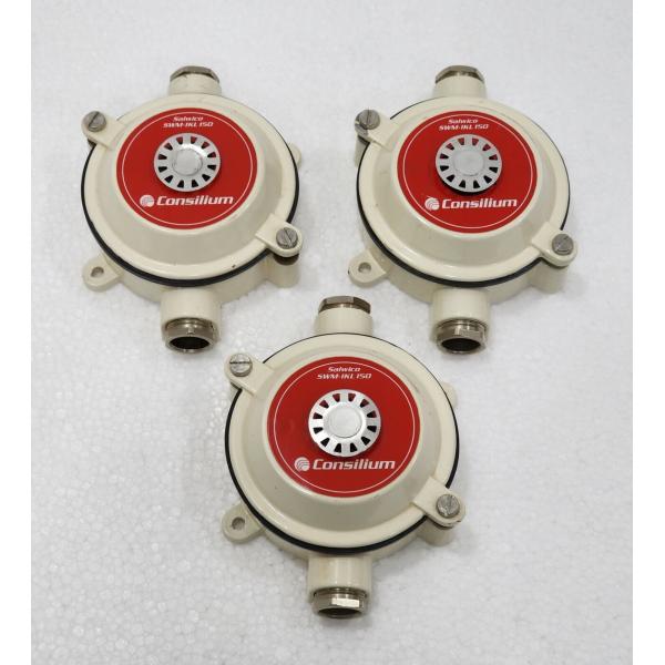 3x CONSILIUM SALWICO SWM-1KL 150 (37174) HEAT DETECTOR3x Consilium Salwico SWM-1KL 150（37174）熱検出器