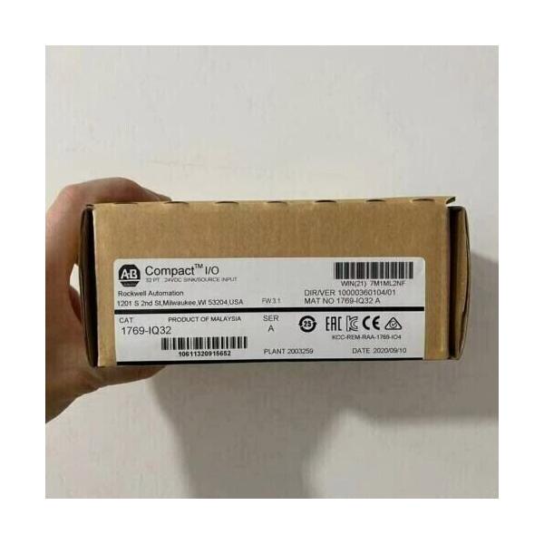 New Factory Sealed AB 1769-IQ32 Ser A CompactLogix 24V DC Input Module新しい工場密閉ab 1769-iq32 ser a compactlogix 24v dc入力モジュール