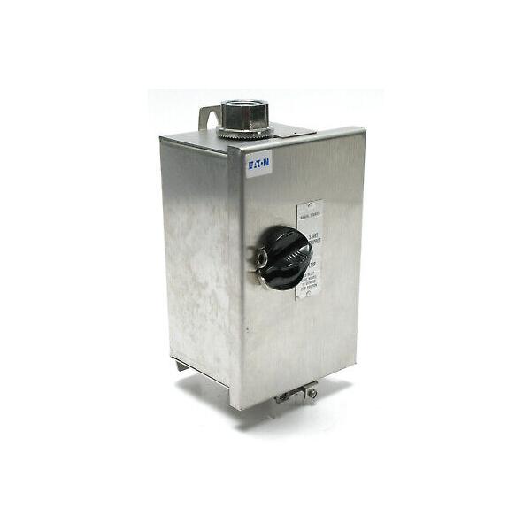 Eaton B100W0C Non-Reversing 3-Pole Manual Motor Starter, NEMA 4 EnclosureEaton B100W0C非反転3極マニュアルモータースターター、NEMA 4エンクロージャー