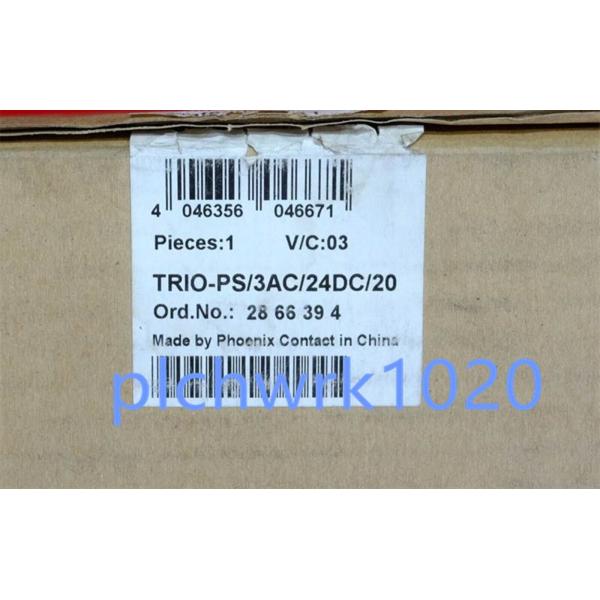 1 PCS Phoenix Power Supply TRIO-PS/3AC/24DC/20 28663941 個フェニックス電源 TRIO-PS/3AC/24DC/20 2866394