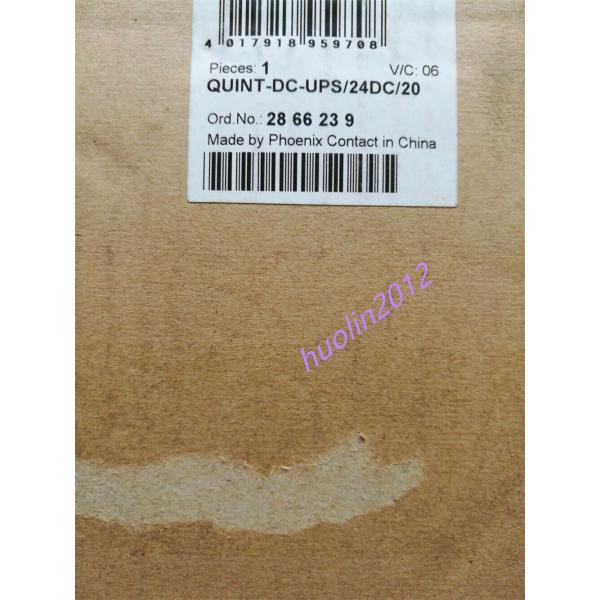 1pcs New Phoenix 2866239 QUINT-DC-UPS/24DC/20 power module1PCS New Phoenix 2866239 Quint-DC-Ups/24dc/20 Powerモジュール