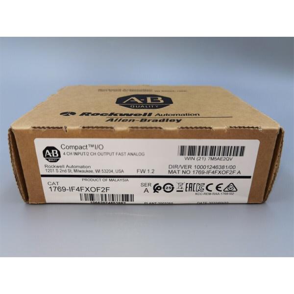New Factory Sealed AB 1769-IF4FXOF2F SER A CompactLogix High Speed I/O Moudle新しい工場密閉ab 1769-if4fxof2f ser a compactlogix...