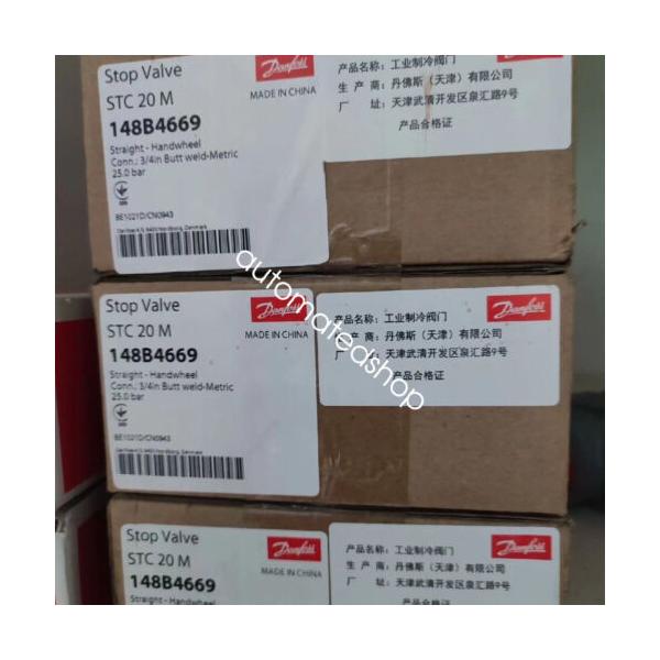 1PC NEW Danfoss 148B4669 Stop Valve STC20M1PC New Danfoss 148B4669 STOP VALVE STC20M