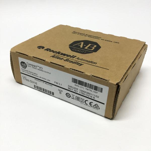 Allen Bradley 1769OV16 Ser. B CompactLogix PLC Output Module 16Point 24VDCアレン・ブラッドリー 1769OV16 Ser. B CompactLogix PLC 出力...