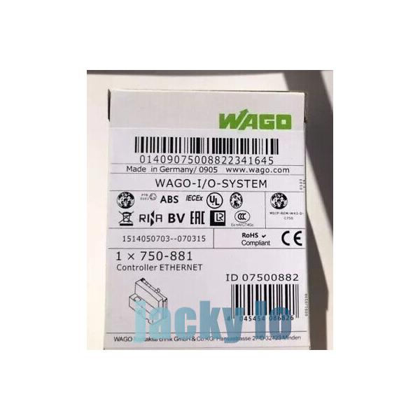 New Wago 750-881 750 881 Ethernet Controller PLC Module 750-881新しい Wago 750-881 750 881 イーサネット コントローラ PLC モジュール 750-881