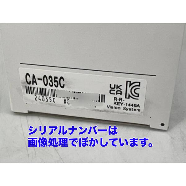 ※他店舗でも販売を行っておりますため、ご購入前に在庫確認をお願いいたします。※店舗直通アドレス：sb18shop@gmail.com【新品　国内出荷　インボイス対応　送料無料】Keyence CA035C 画像処理 カメラ