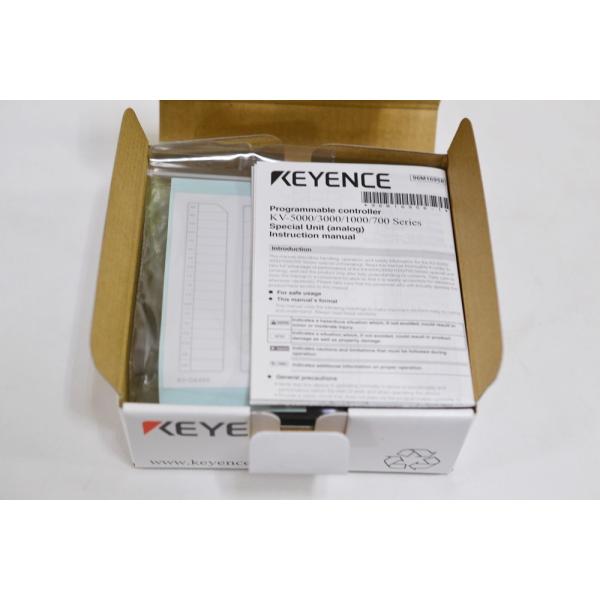 ※他店舗でも販売を行っておりますため、ご購入前に在庫確認をお願いいたします。※店舗直通アドレス：sb18shop@gmail.com【新品　国内発送　インボイス対応　送料無料】キーエンス D/A変換ユニット KVDA40V