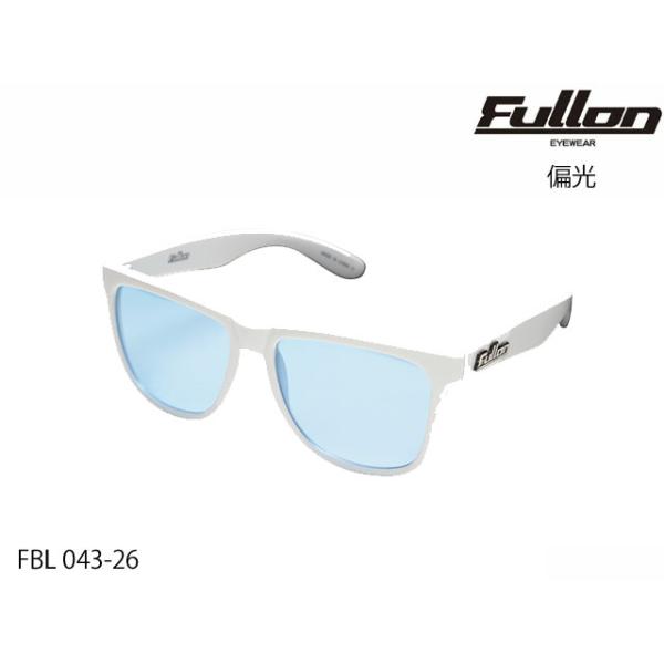 Frame : WhiteLens : Light Blue 偏光フローンの中で最も人気なFBL 043シリーズ。ウェリントン型をアレンジしたフェイスにフレームカラー、レンズカラーのバリエーションが豊富なのが特徴。光沢のあるホワイトのフレー...