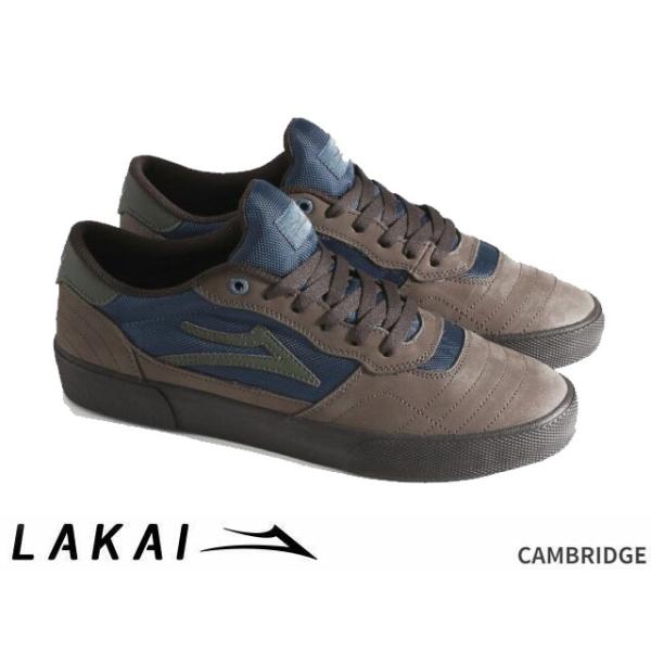 ソールは、デッキテープにガッシリと食いついて、あなたの滑りを安定させるPARAMOUNTソール。LAKAIオリジナルの素材で作られたインソールは、DELUX LITEという軽さが自慢。CAMBRIDGEのソールは、LAKAIが満を持してリリ...