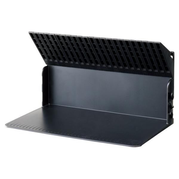 ■通常サイズ★LIHITLAB １冊でも倒れないBOOK STAND★ストッパーの構造で本が倒れない★全5サイズあり、連絡使用可能■メーカー：リヒトラブ■品番：A-3575-24■色：ブラック■サイズ：W203×D120×H122mm（スト...