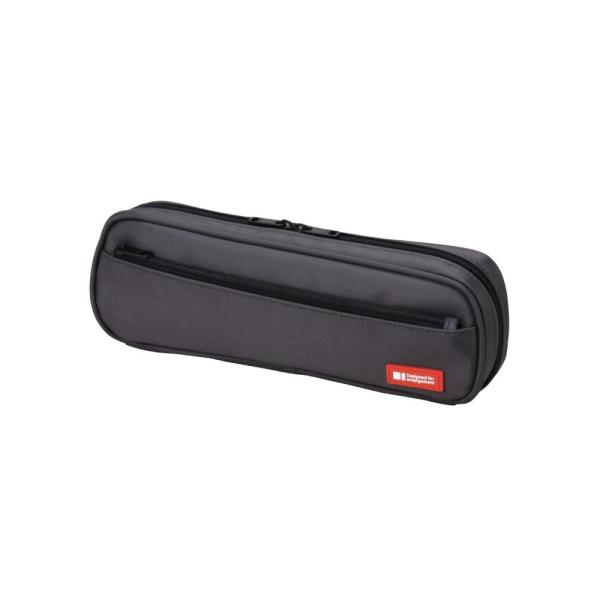 ★2WAYタイプのペンケース■メーカー：リヒトラブ■品番：A-7552-24■カラー：ブラック■外寸：75×240×45mm■材質：ポリエステル＊当店ではプレゼント用包装はお受けしておりません。あらかじめご了承ください。