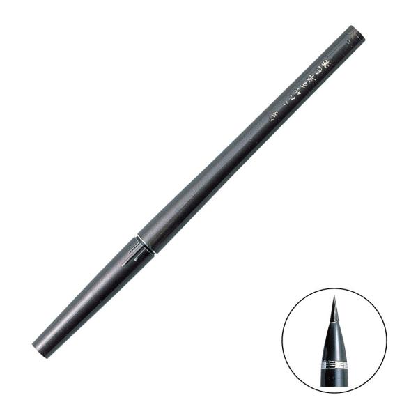 ★スペアインキ式、しなやかな毛筆の書き味■メーカー：呉竹■品番：DP150-8B■仕様：卓上（8号）毛筆■インク：水性染料インク、黒色インク■ペン長さ：181mm■スペアインク式タイプ＊スペアインクは<a href="https://...