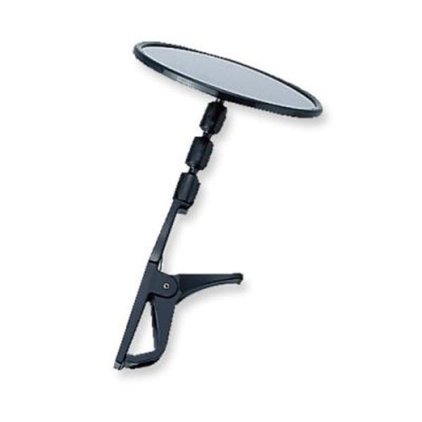 ★鏡面300R/クリップ式★ガレージや通路の安全確認向けに■メーカー：共栄プラスチック■品番：SM-300RC-BL■カラー：ブラック■クリップで取り付けるタイプ＊クリップ開口幅：50mm■鏡部分直径148mm、全長240mm、クリップ幅3...