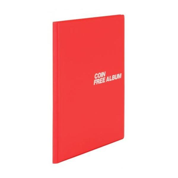 ★ポケットタイプのコインフリーアルバム★見出しポケット付きでコメントを書き込めます■メーカー：テージー■品番：CF-31-04■表紙色：赤■透明ビニール台紙6枚（台紙1枚あたり15ポケット）＊コイン90枚収可能■外寸法：縦245×横195×...