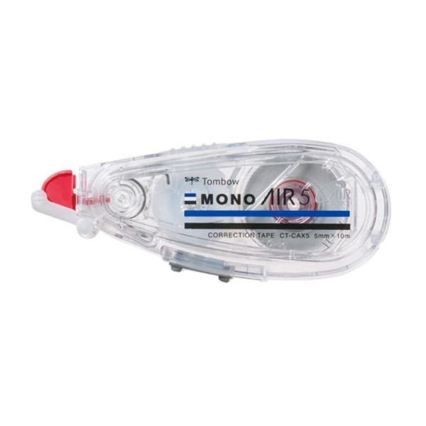 ★驚きの軽さ「モノエアー」修正テープ★Tombow モノエアーシリ−ズ■メーカー：トンボ鉛筆■品番：CT-CAX5■テープ幅：5mm■テープ長さ：10m■縦引きタイプ★カートリッジ詰替え可能■詰替えカートリッジは<a href="ht...