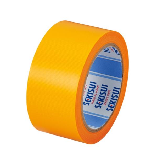 ★コンクリート等、粗面にも貼ってきれいに剥がせます★道路舗装用に開発されたテープ■メーカー：セキスイ■品番：N736Y03■テープ色：マンゴー（オレンジ）■テープ幅：50mm■1巻あたり長さ：25m巻き■テープ厚み：0.13mm■基材：PE...