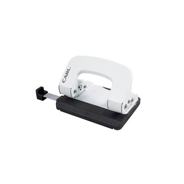 ★CARL 二重テコ搭載の軽あけパンチ「アリシス」■メーカー：カール事務器■品番：LPN-16-W■本体色：ホワイト■穿孔能力：16枚（一般的なPPC用紙）■穴奥行き：12mm■2穴式/穴間隔：80mm■穴径：6mm■本体サイズ：W122×...